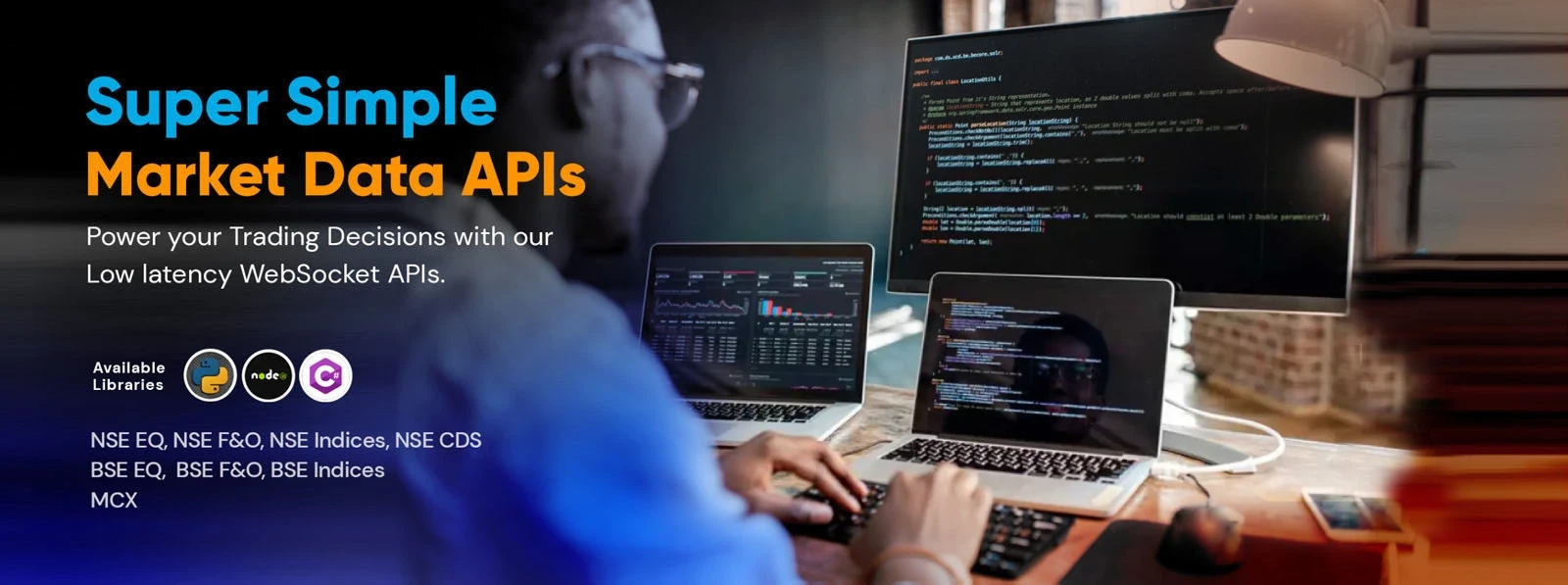 Authorized Data Vendor - Real-time NSE, BSE, MCX and Tick Data